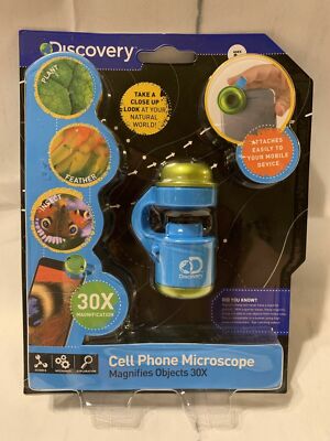 Discovery Cell Phone Microscope 30x Magnification -- Brand New! | eBay