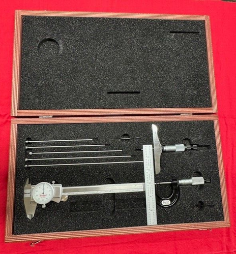 Starrett S9922 Precision Measuring Tool Set - Inch Set - Mechanical IN ...