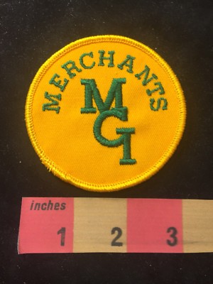 Vintage MG MERCHANTS Advertising Patch 88NM | eBay