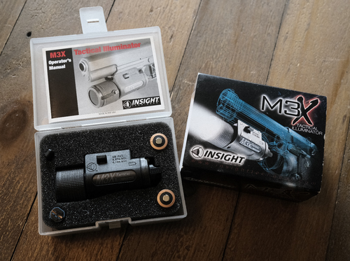 NOS New Old Stock Insight M3X Tactical Illuminator BLACK, GLOCK, M3X ...