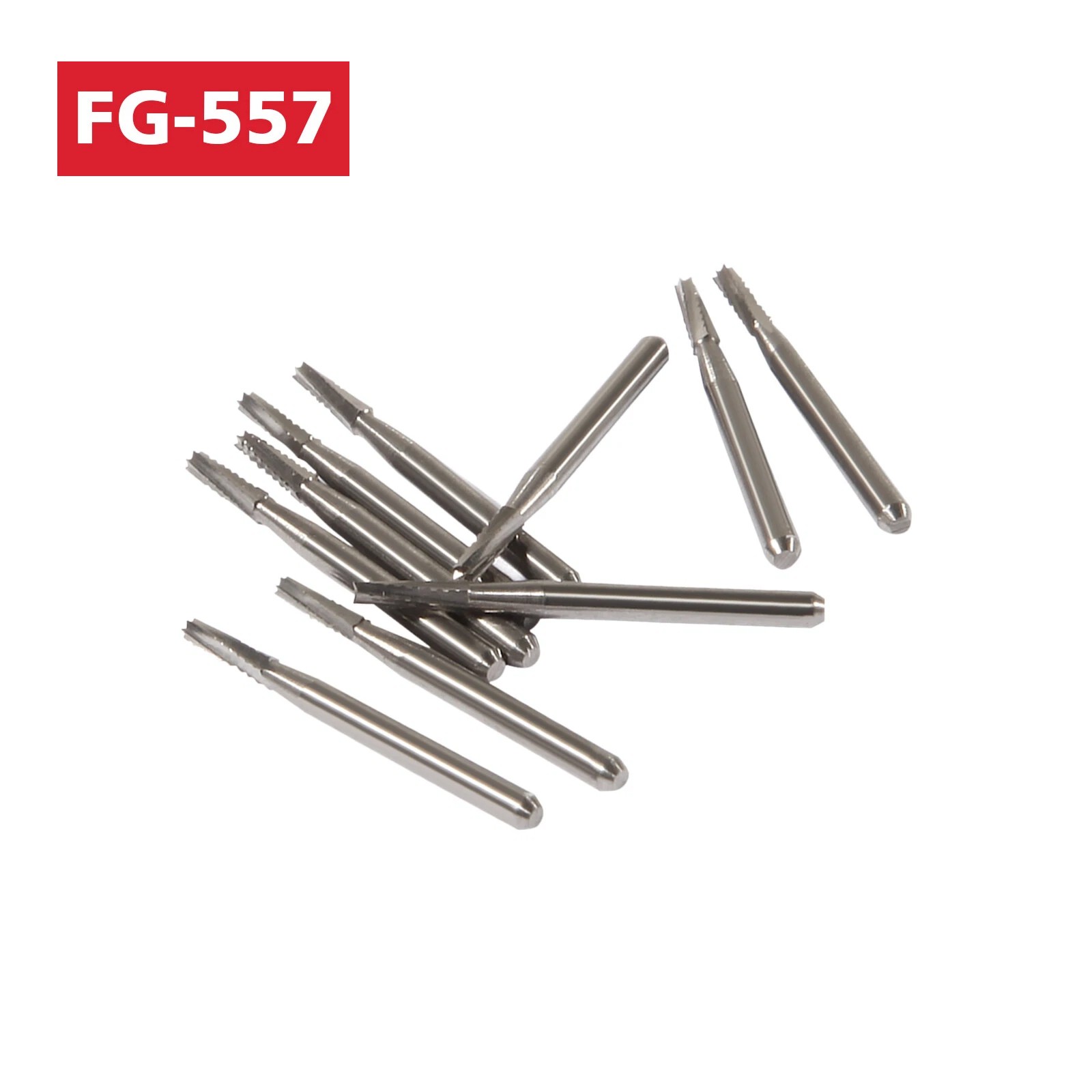 Dental Midwest FG #557 Clinic Length Cross Cut Carbide Burs 100pk | eBay