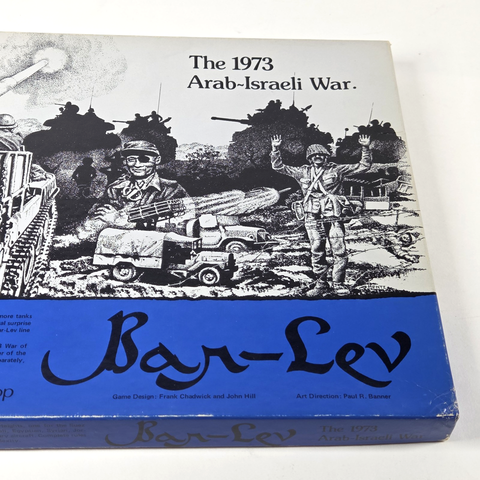GDW Wargame THe 1973 Arab Israeli War Bar-Lev Board Game Vtg COMPLETE ...