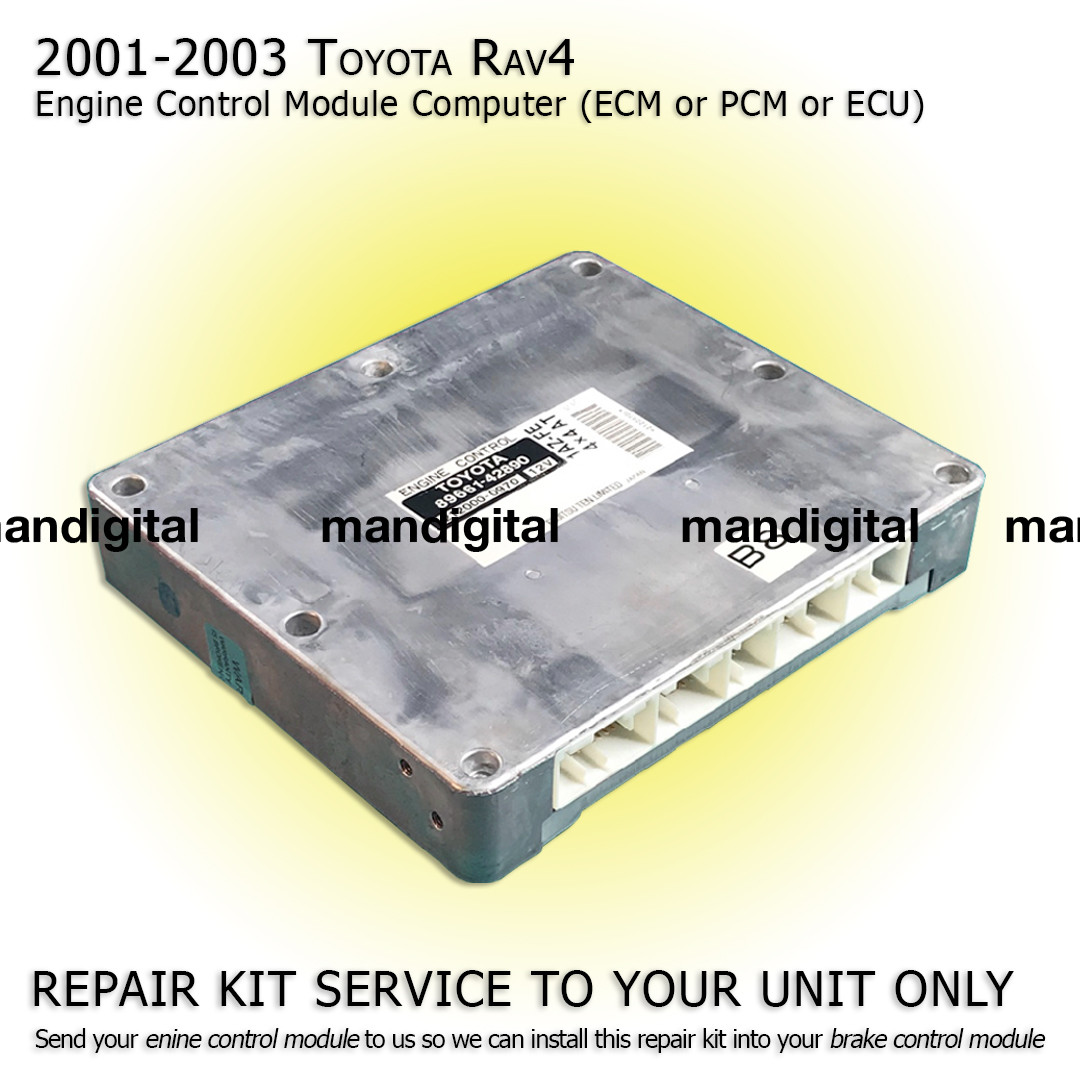 2001 2002 2003 TOYOTA RAV4 Engine Computer Module PCM ECM ECU Repair ...