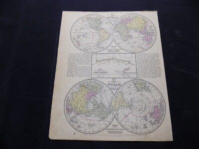 Pre-1900 - 1890 Iliff's Imperial Atlas World Map