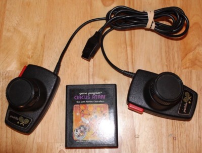 Atari 2600 Official Paddles Controllers Jitter Free With Game Program ...