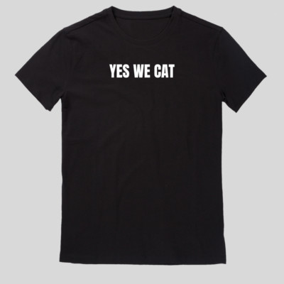 Katze Yes We Cat Spruch Männer T-Shirt | eBay