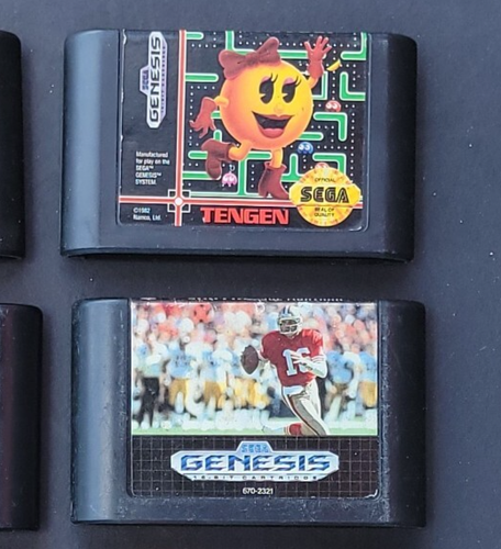 Sega Genesis Game Carts Lot Of 7 UNTESTED In Preowned Condition As Is ...
