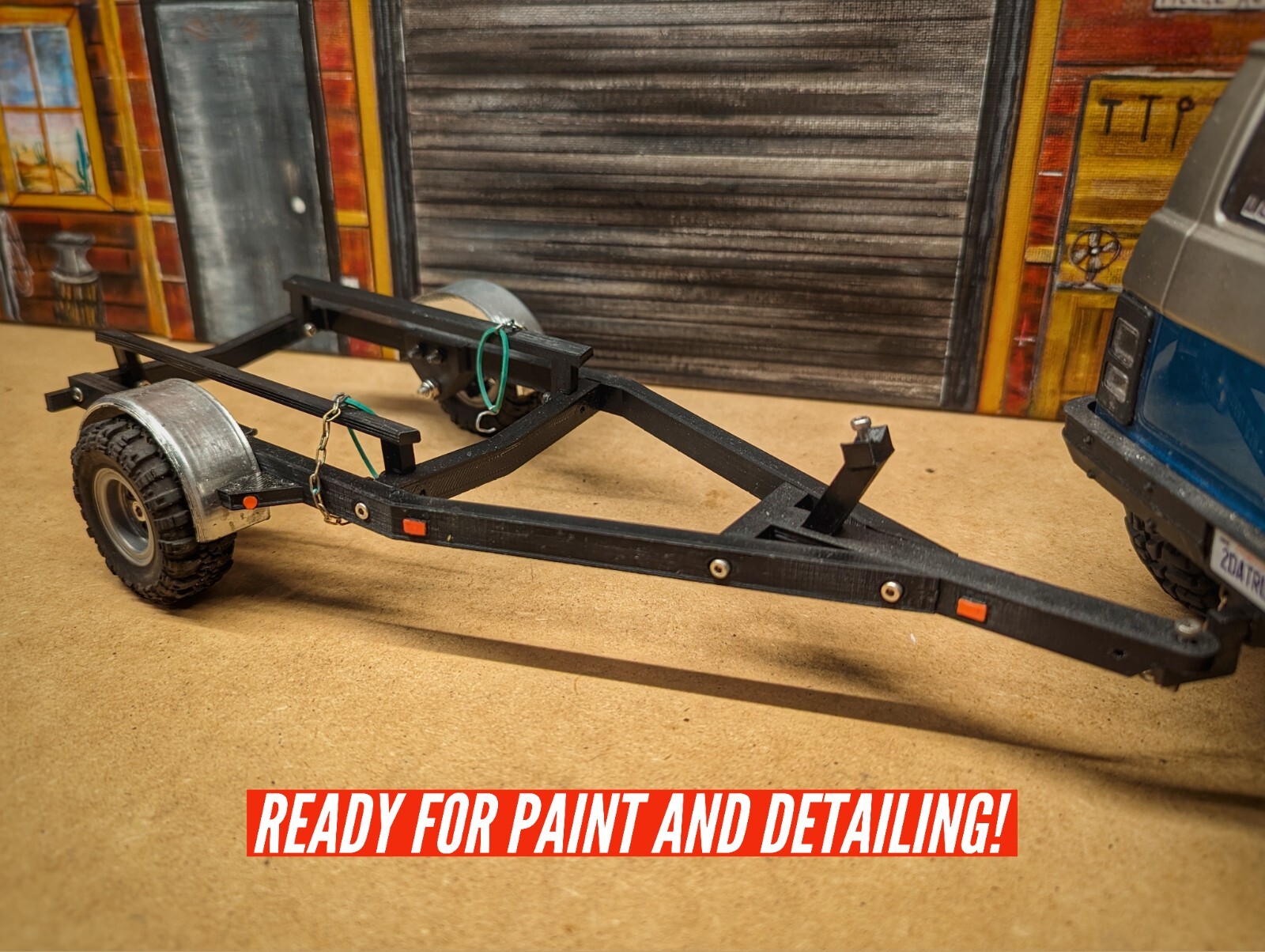 McCue RC Boat Trailer 1/18 1/24 For Wl917/Sprintjet Raw Builders Kit ...