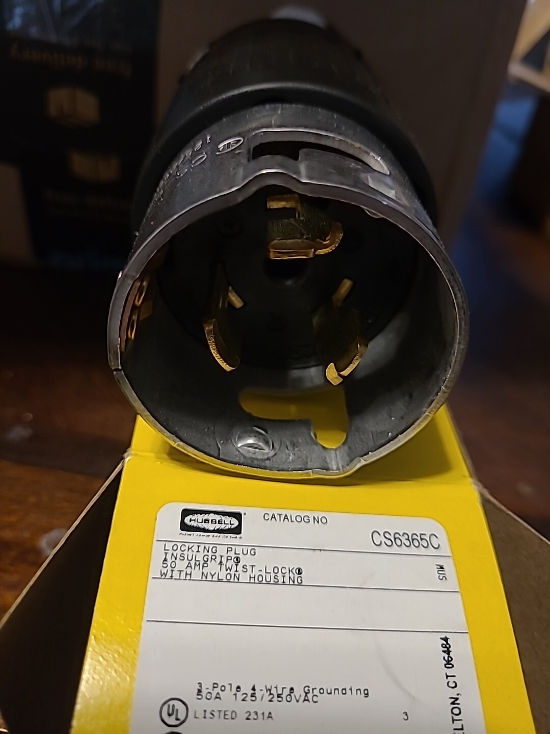 Hubbell 50A C Locking Plug - CS6365C for sale online | eBay