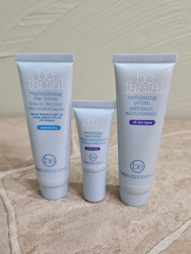 NEW Beauticontrol Exfoliating Polish- Revitalizing Eye Creme-Day Lotion ...