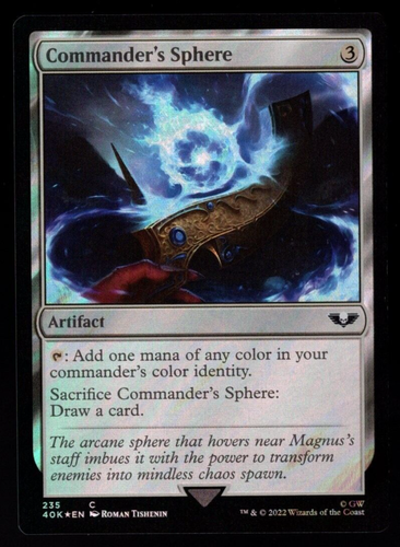 Commander's Sphere 235 Common Surge Foil Warhammer 40K MTG NM | eBay
