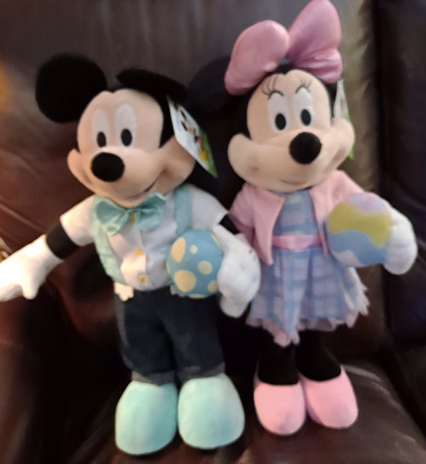 Disney Spring Easter Minnie & Mickey 24” Plush Door Greeters New Set Of ...