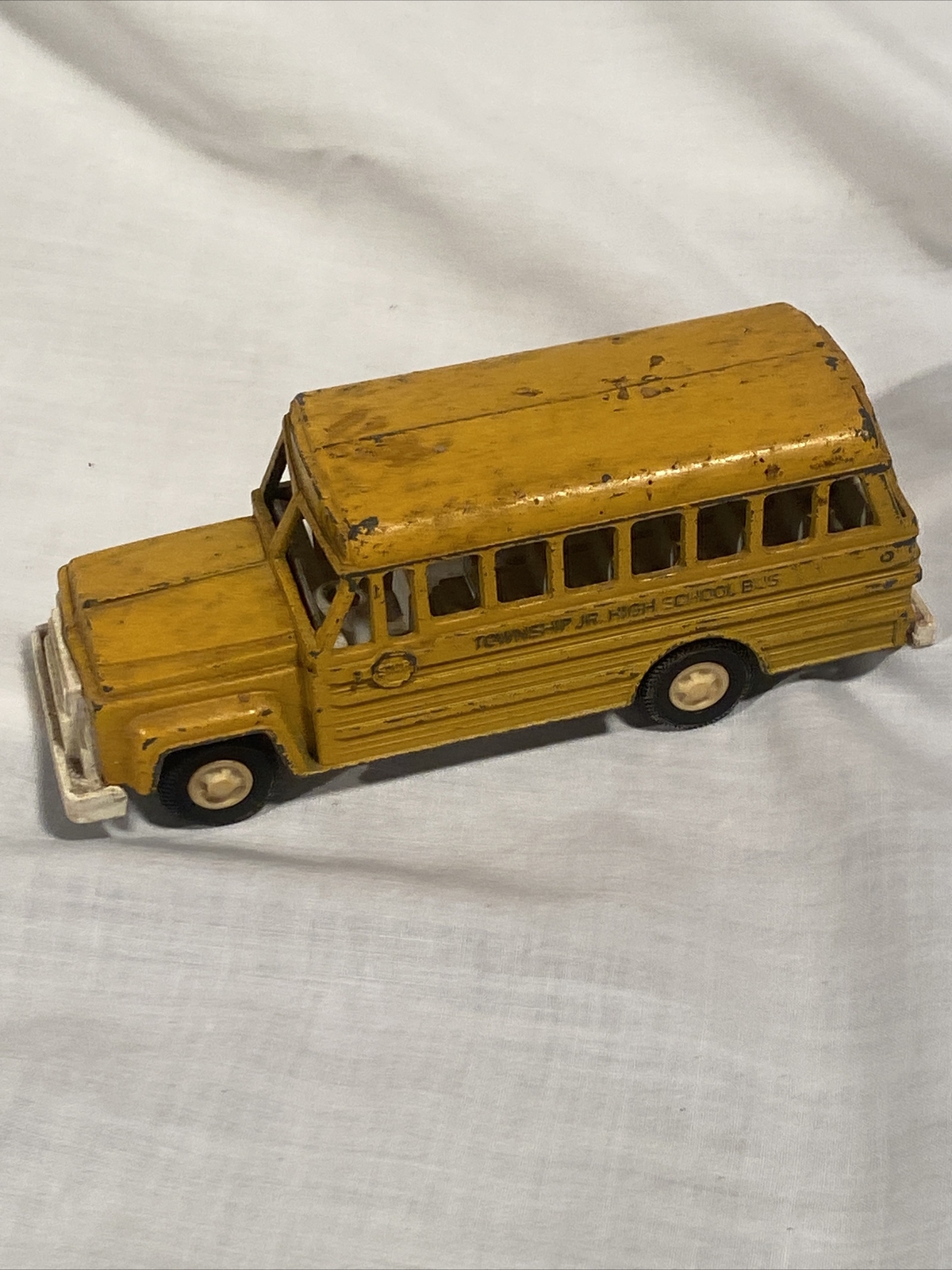 Tootsie Toy Township Jr. High School Bus Made In USA Vintage Toy Bus | eBay