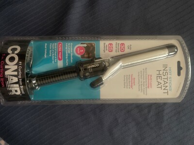 Conair Instant Heat Hot Sticks 1in Curling Iron Auto Off Multiple heat ...