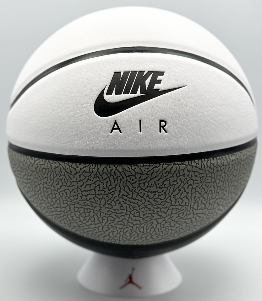 Nike Air Jordan Premium Basketball Sz 7 WHITE CEMENT BLACK WHITE | eBay