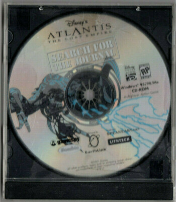 Disney's Atlantis: The Lost Empire - Search For the Journal (PC, 2001 ...
