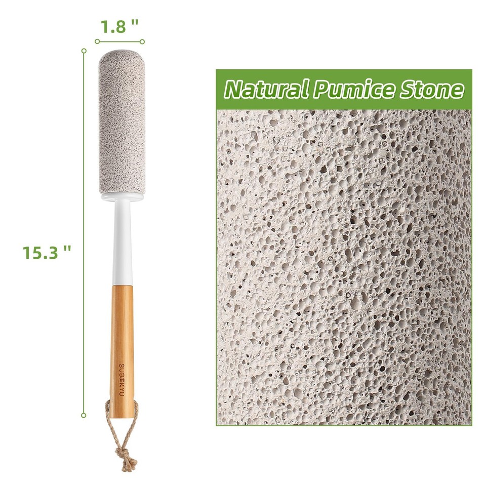 Pumice Stone Toilet Cleaner Pumice Stone with Handle for Toilet Bath ...
