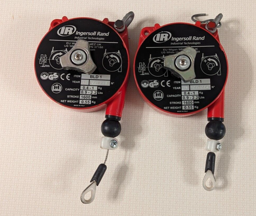 2x Ingersoll Rand Tool Balancers - Capacity 0.88 to 2.2 lbs, Cable ...