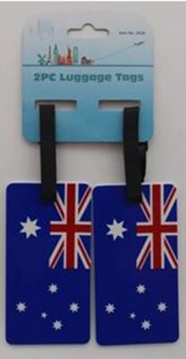 2x Travel Luggage Tags Address ID Label For Suitcase Bags Flight ...