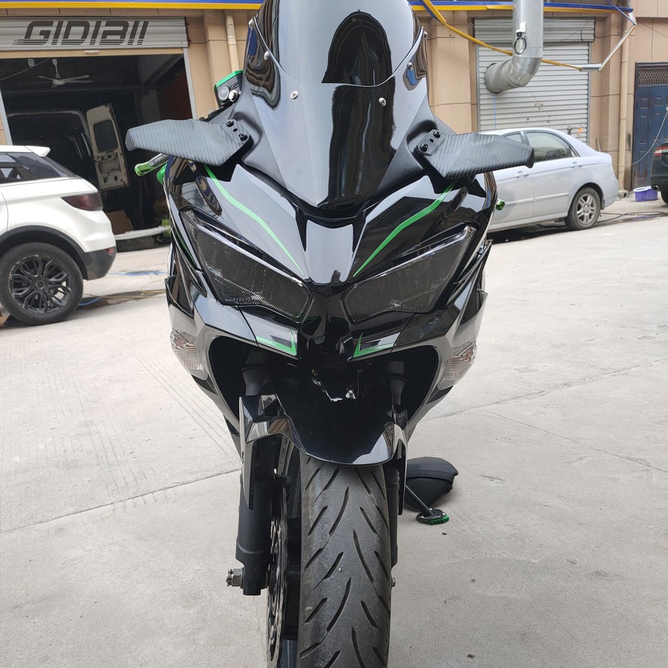Aerodynamic Winglets Front Fairing Yamaha R6/R1 Suzuki Honda Kawasaki ...