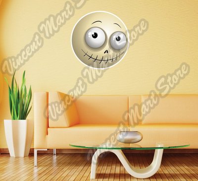 Voodoo Macumba Smiley Emotions Smile Corpse Wall Sticker Room Interior ...