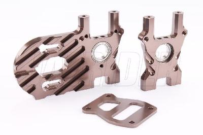 Jazrider Aluminum Center Bulkhead Motor Mount+Top Deck For HPI Bullet ...