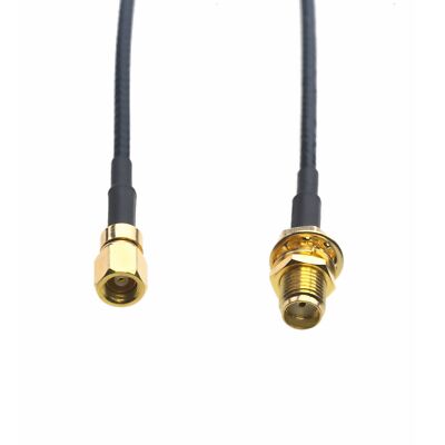 RF Cable SMA female nut bulkhead ~ SMC Jack RG174 6"~10FT GPS FPV ...