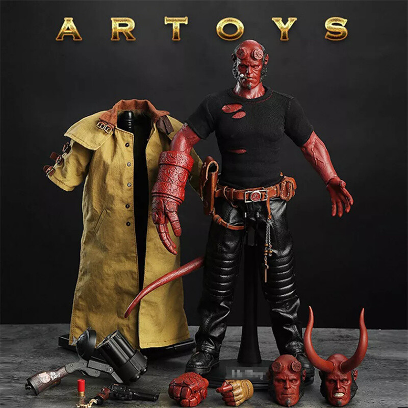 1/6 12'' Hellboy Action Figure ARTOYS Model In Box In Stock Collection ...