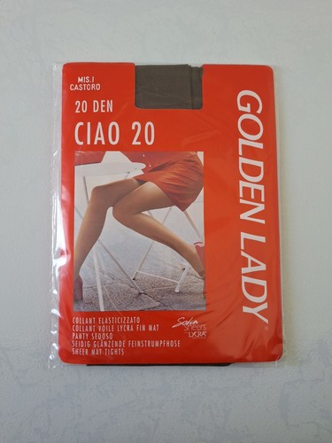 GOLDEN LADY COLLANT CIAO 20 DEN TAILLE 1 COULEUR CASTORO | eBay