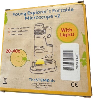 Portable Microscope by TheStemKids 20-40x Magnification Open Box | eBay