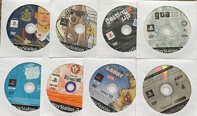 8x PS2 PlayStation 2 Game Games Bundle Job Lot GTA Bully Marc Ecko ...