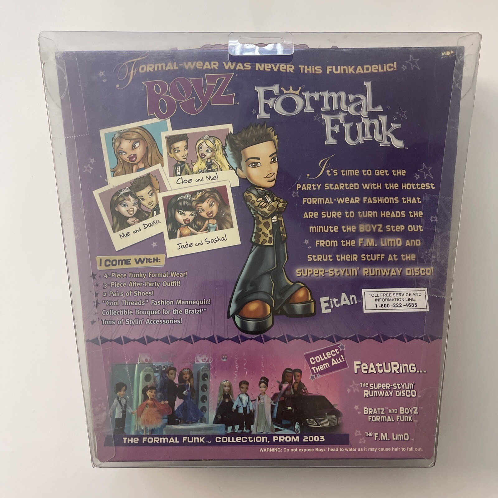 Bratz Eitan Formal Funk Prom 2003 Limited Edition Boy Boyz Doll for ...