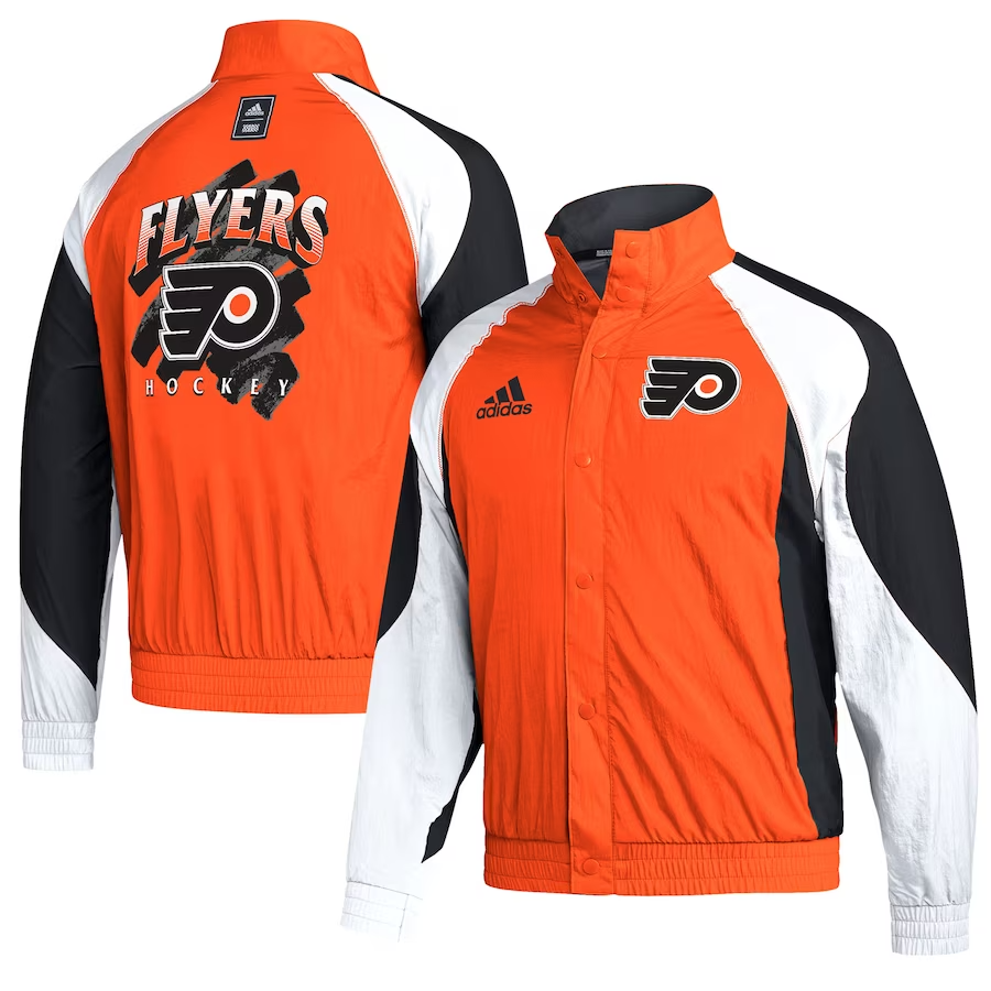 adidas PHILADELPHIA FLYERS Reverse Retro Jacket Men’s XL | eBay