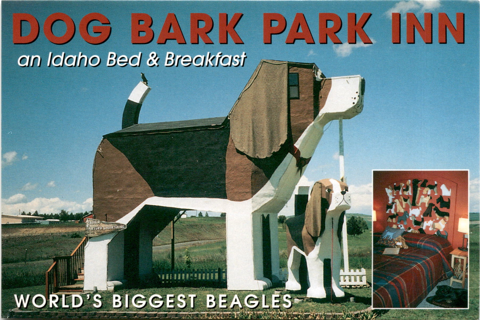 Dog Bark Park Inn, Cottonwood, Idaho, Beagles, Chainsaw artists, Gift s ...