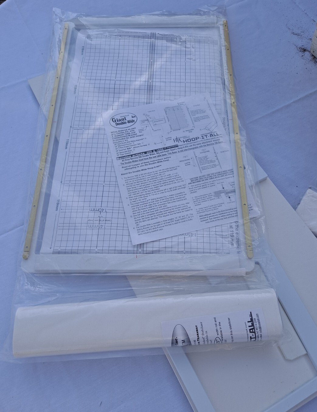 Hoop it all Giant double wide kit for Bernina 185/200 | eBay