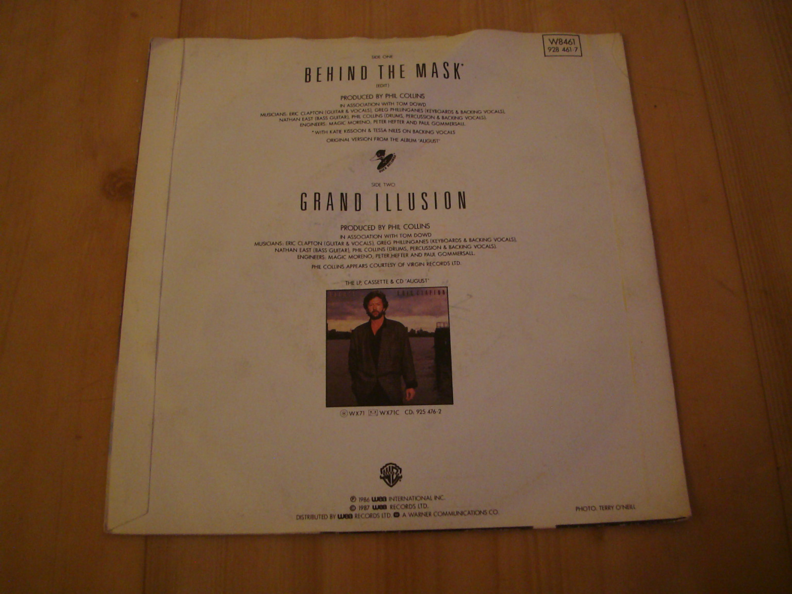 ERIC CLAPTON - BEHIND THE MASK(DUCK RECORDS 7") | eBay