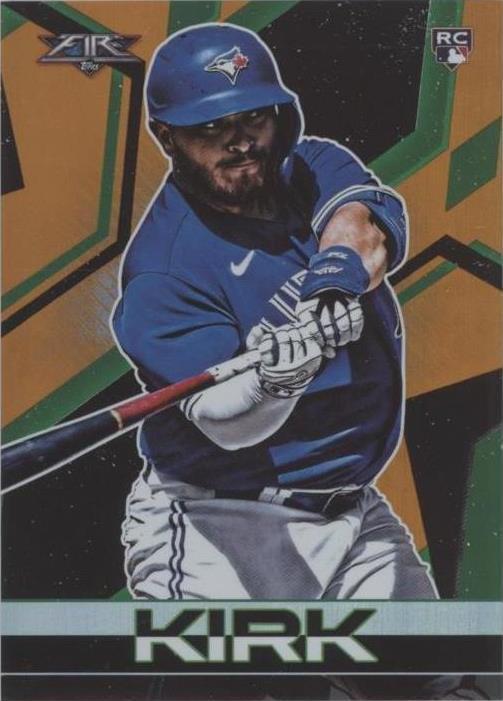 2021 Topps Fire - Alejandro Kirk #27 Orange /299 (RC) for sale online ...