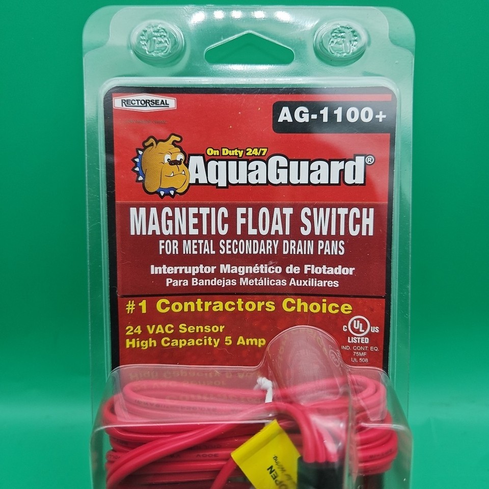 Aquaguard AG-1100+ Magnetic Condensate Overflow Float Switch for Metal ...