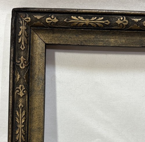 Antique Art Deco Gold Gilt & Painted Gesso Wood Frame Fits 18"x14" | eBay