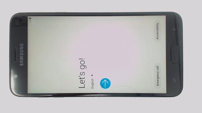 Samsung Galaxy J7 SM-J737A Cellphone (Black 16GB 2GB) AT&T BROWN LCD ...
