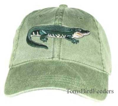 Alligator Embroidered Cotton Cap NEW Reptile Hat | eBay