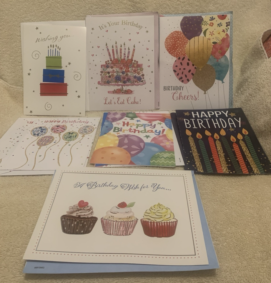 29 Pc Assorted BIRTHDAY CARDS & ENVELOPES Lot #5 - NEW | eBay