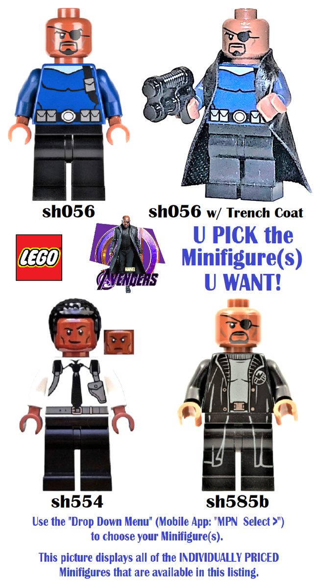 Lego Nick Fury Character