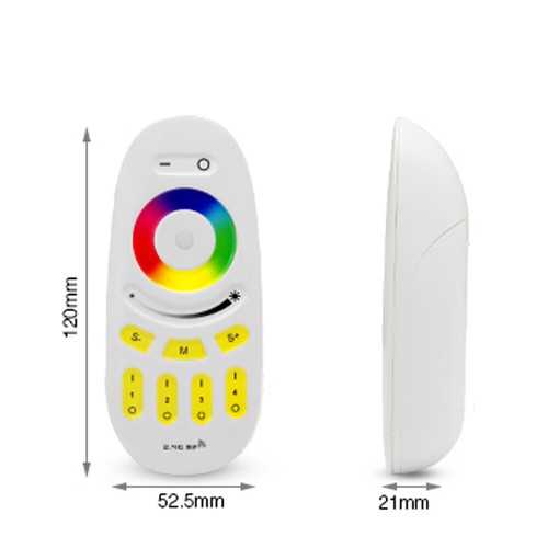 Mi Light 2.4G Wireless RF Remote 4zone WiFi RGBW WW/CW RGB LED Strip ...