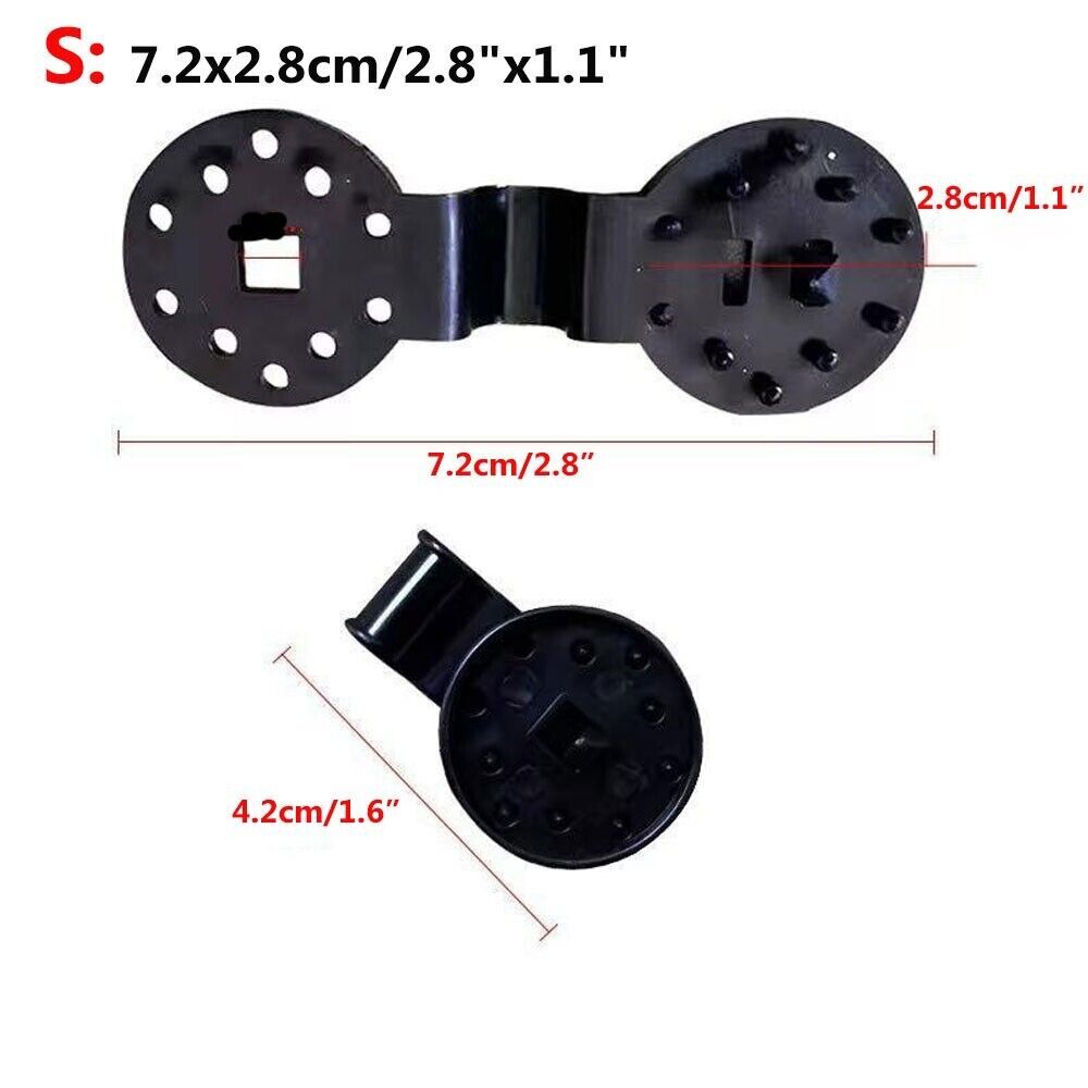 100x Shade Cloth Plastic Clips Garden Netting Fixing Clamps Heavy Duty ...