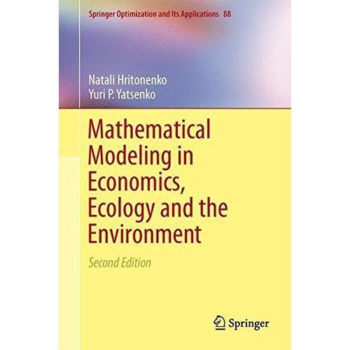 Mathematical Modeling in Economics, Ecology and the Environment by Yuri ...
