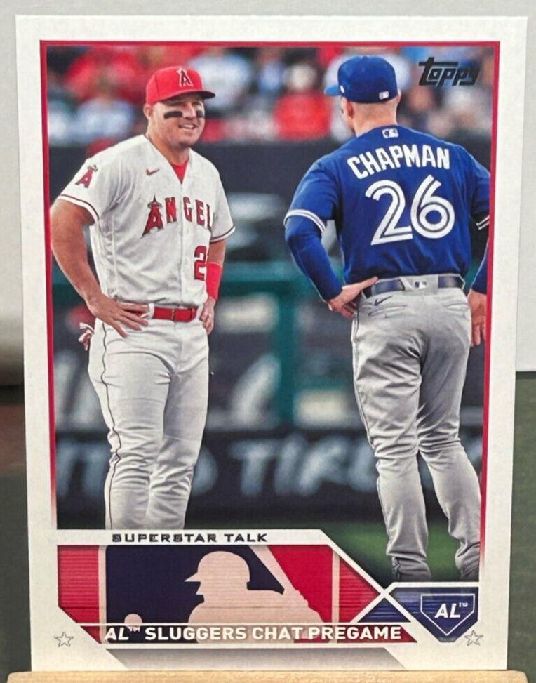 2023 Topps Update US313 Mike Trout Matt Chapman Veteran Combos | eBay