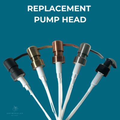 Replacement pump head dispenser stainless steel, gold, rose gold ...