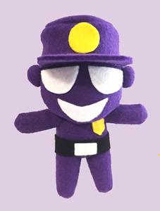 FNAF PURPLE GUY FIVE NIGHTS FREDDY'S HANDMADE PLUSH UNOFFICIAL FANMADE ...