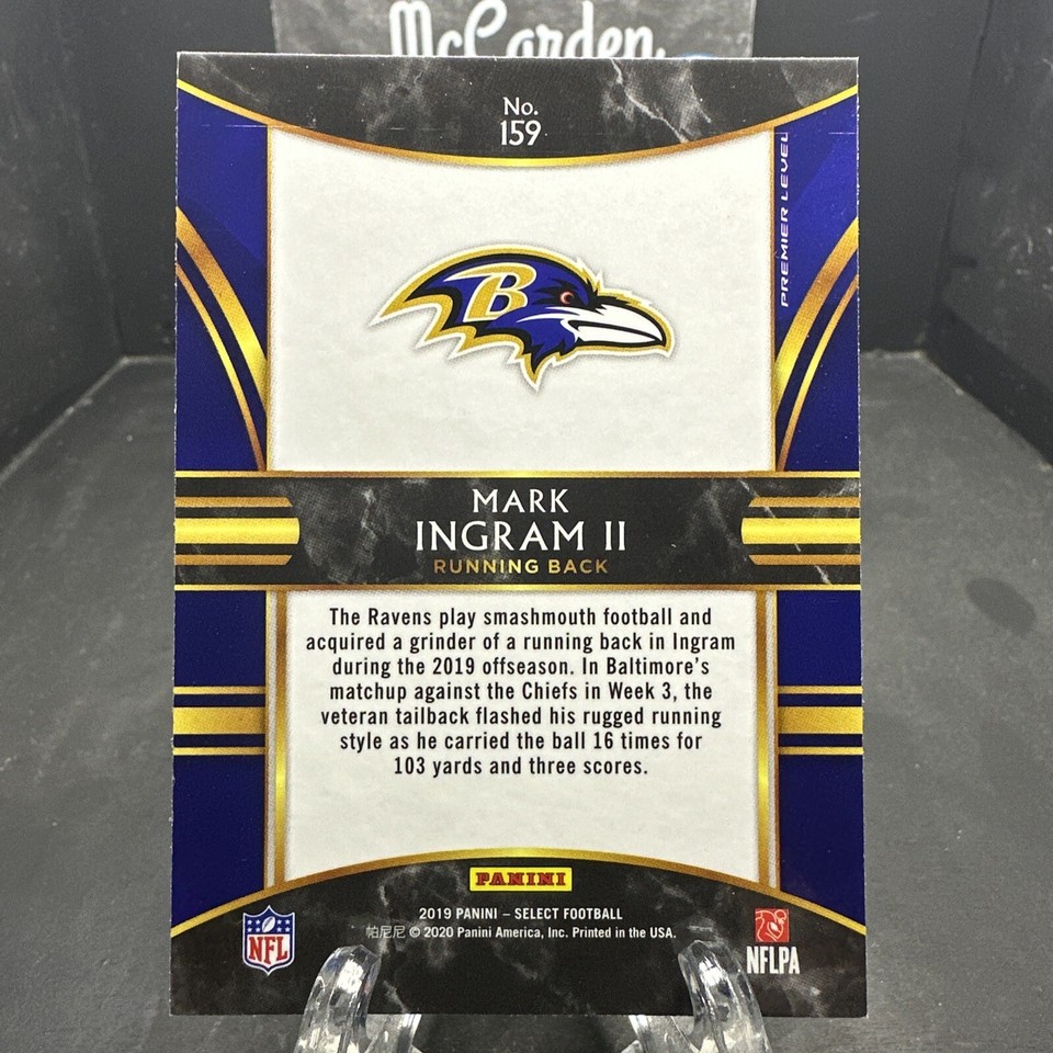 2019 Select Mark Ingram II #159 Baltimore Ravens | eBay
